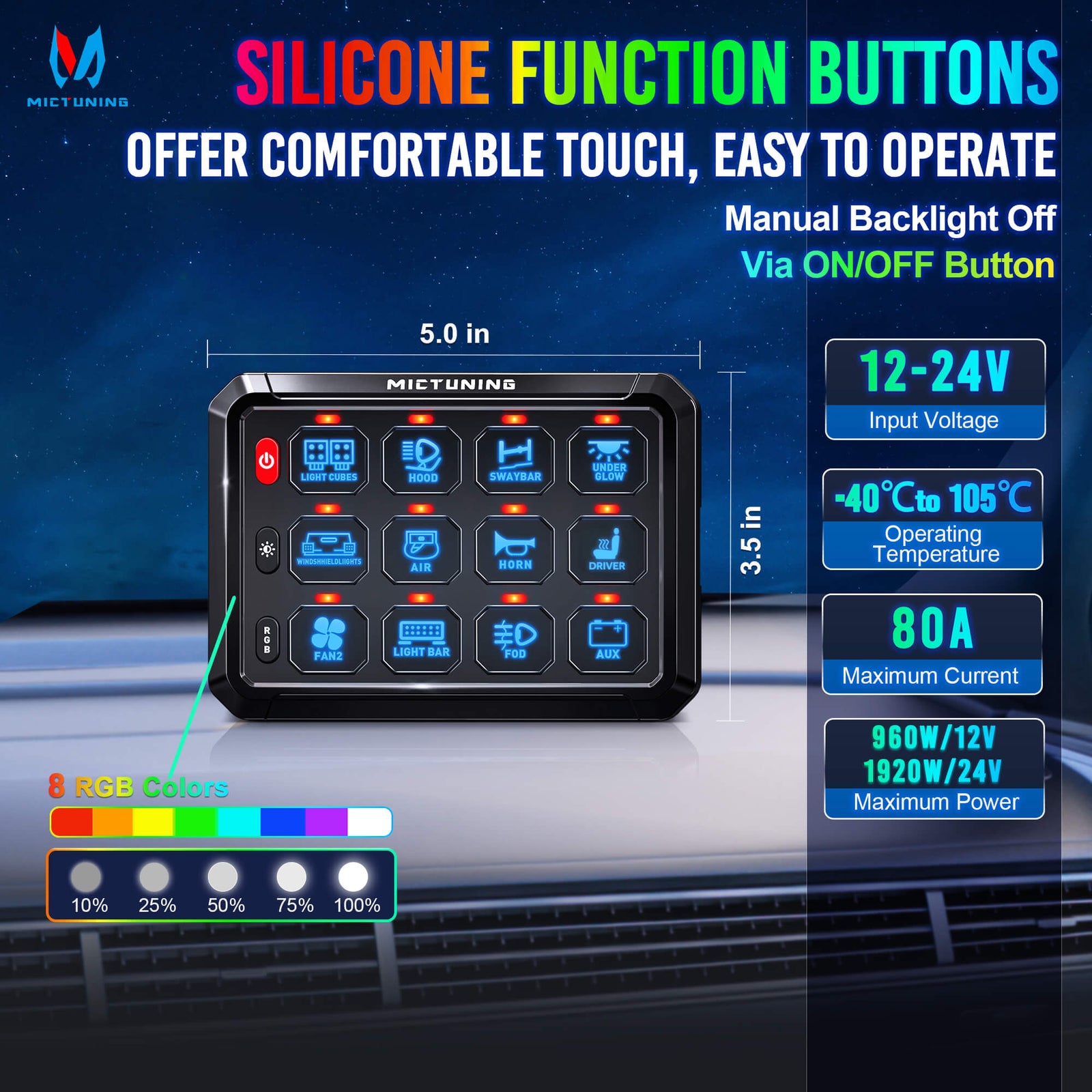 MICTUNING LED Lighting