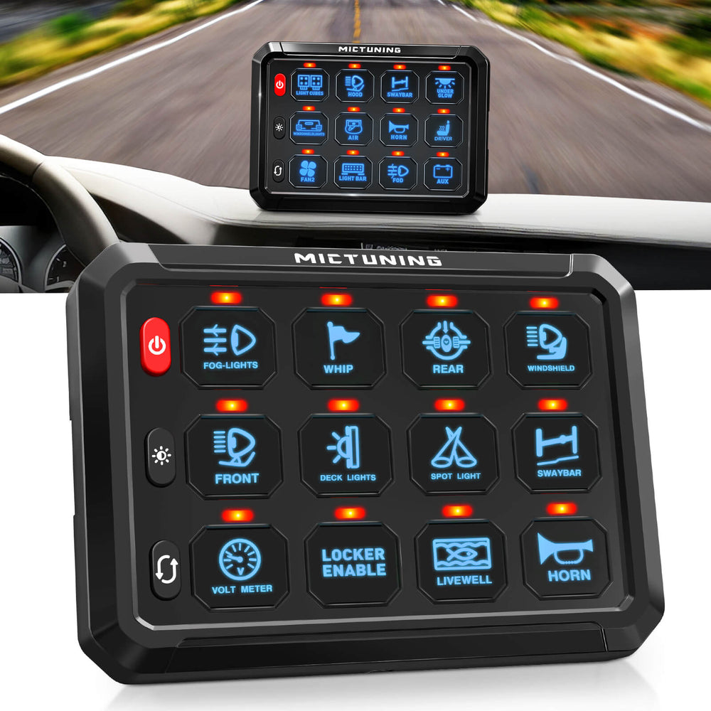 MICTUNING Switch Panel - Single Color Series