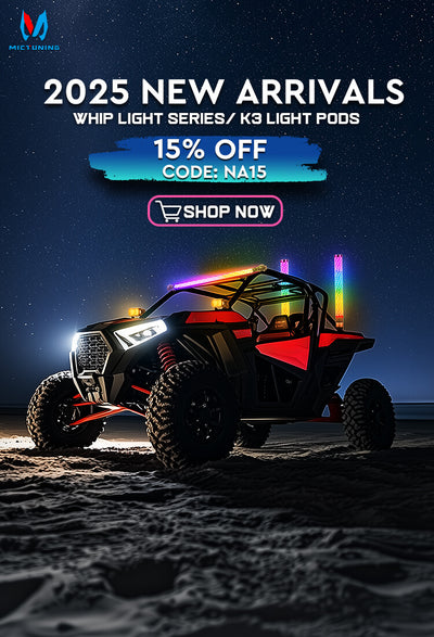 MICTUNING INC RGBW Rock Light, Switch Panel, Auto Accessories, Online