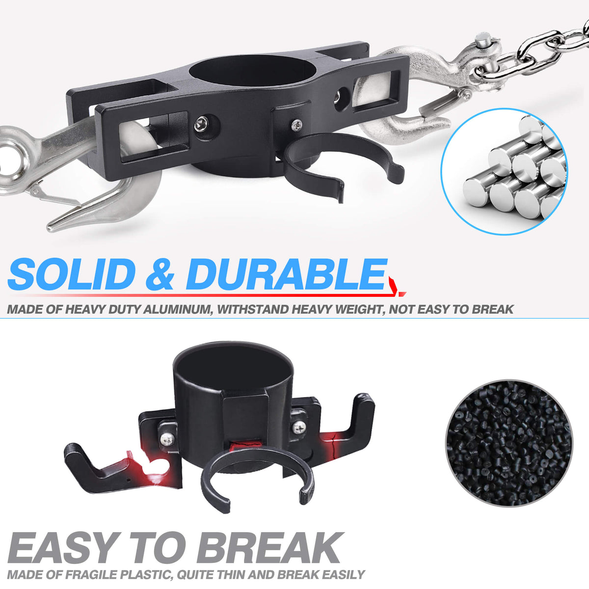 Mictuning Heavy Duty Trailer Towing Organizer Powder Coating, Aluminum ...