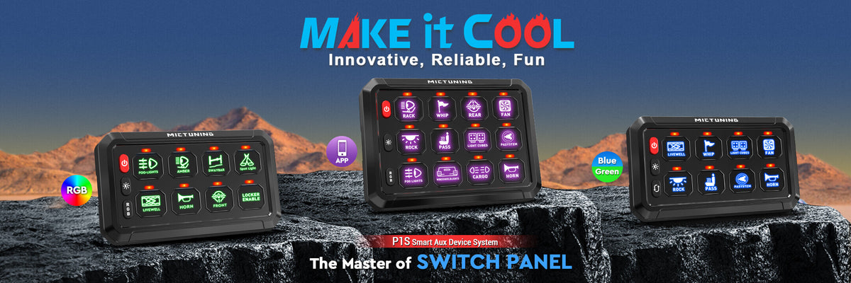 MICTUNING INC RGBW Rock Light ,LED Light Bar ,Auto Accessories,Online